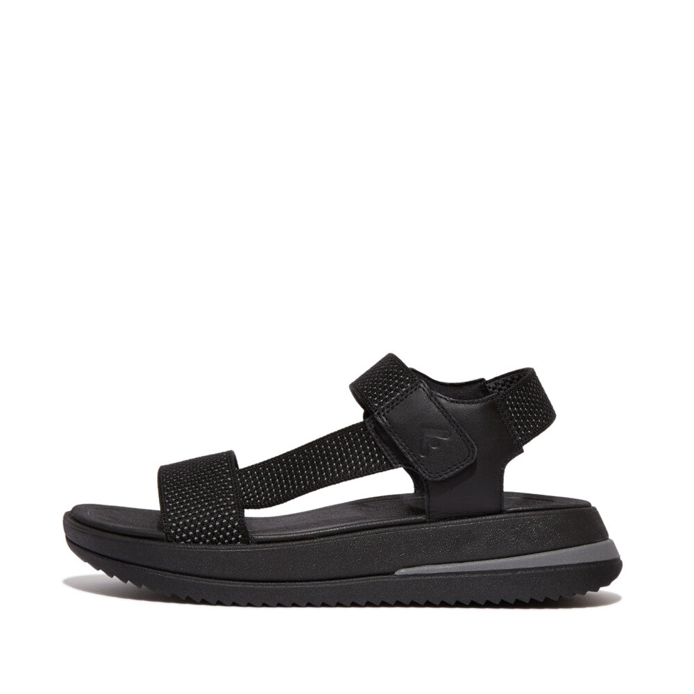 SURFF TWO-TONE SPORTS-WEBBING/LEATHER BACK-STRAP SANDALS – FitFlop Thailand