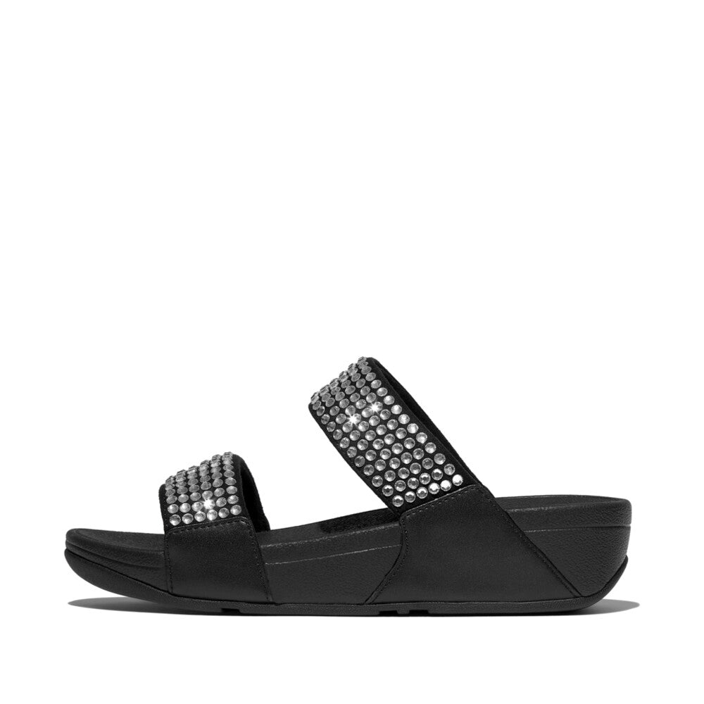 LULU MAXI-CRYSTAL TWO-BAR SLIDES – FitFlop Thailand