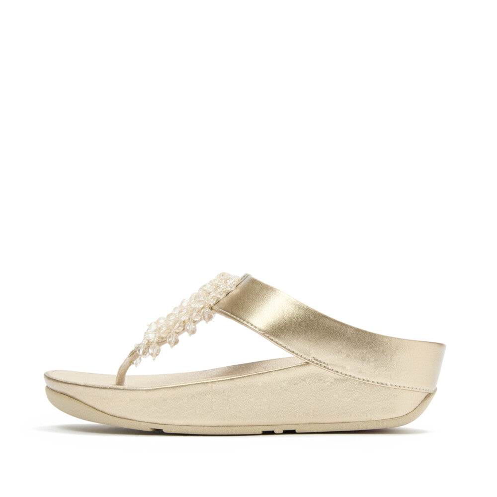 RUMBA IRIDESCENT BEADED TOE-POST SANDALS – FitFlop Thailand
